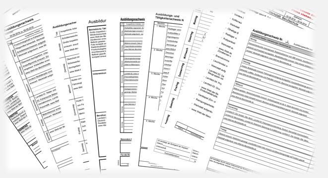 Berichtsheft Vorlage